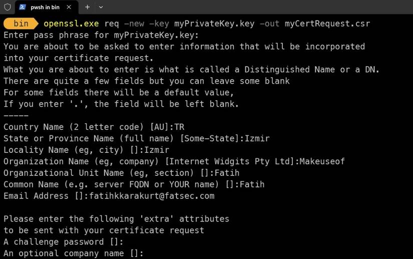 How to Create a Self-Signed Certificate With OpenSSL