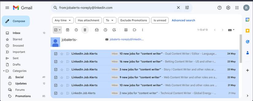 How To Delete All Emails From One Sender In Gmail