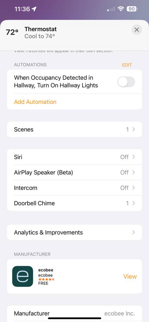 How to Enable Siri and AirPlay 2 on an Ecobee Smart Thermostat
