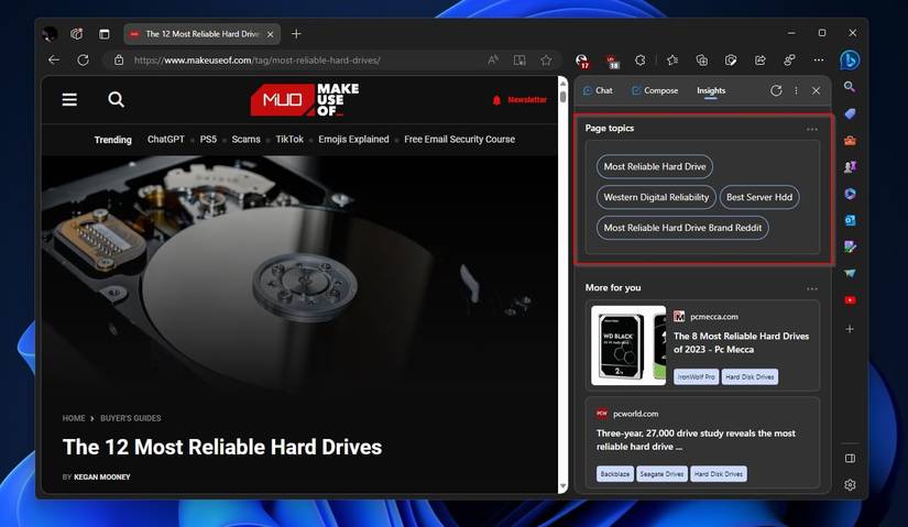 How to Use the Bing AI Sidebar in Edge