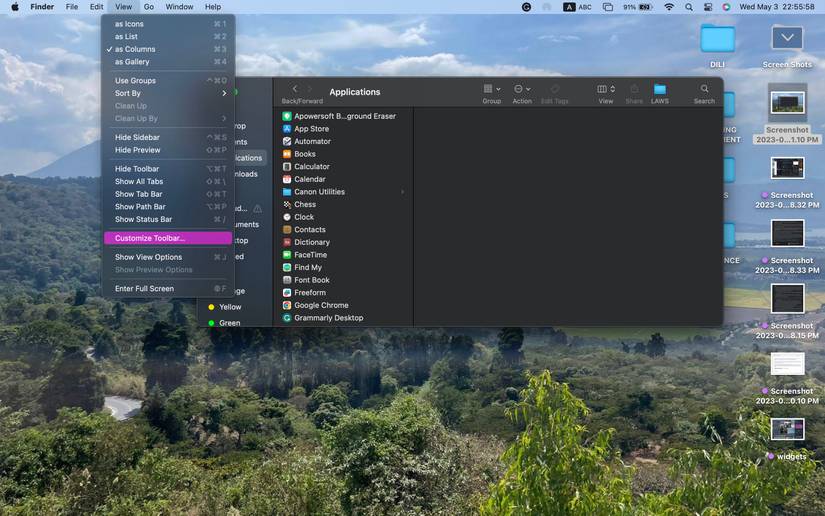 How to Customize Finder's Toolbar on Your Mac