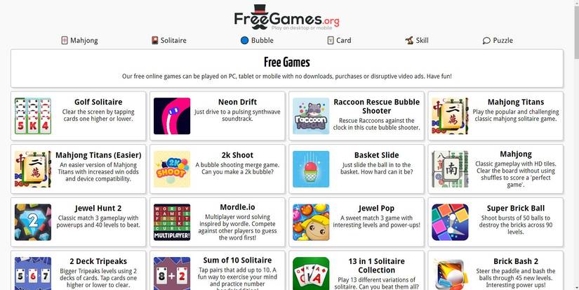 The 6 Best Sites to Find Online Games for Free