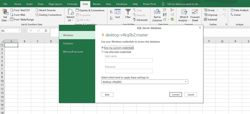 How To Import Data From Sql Server To Excel Using Power Query Easily
