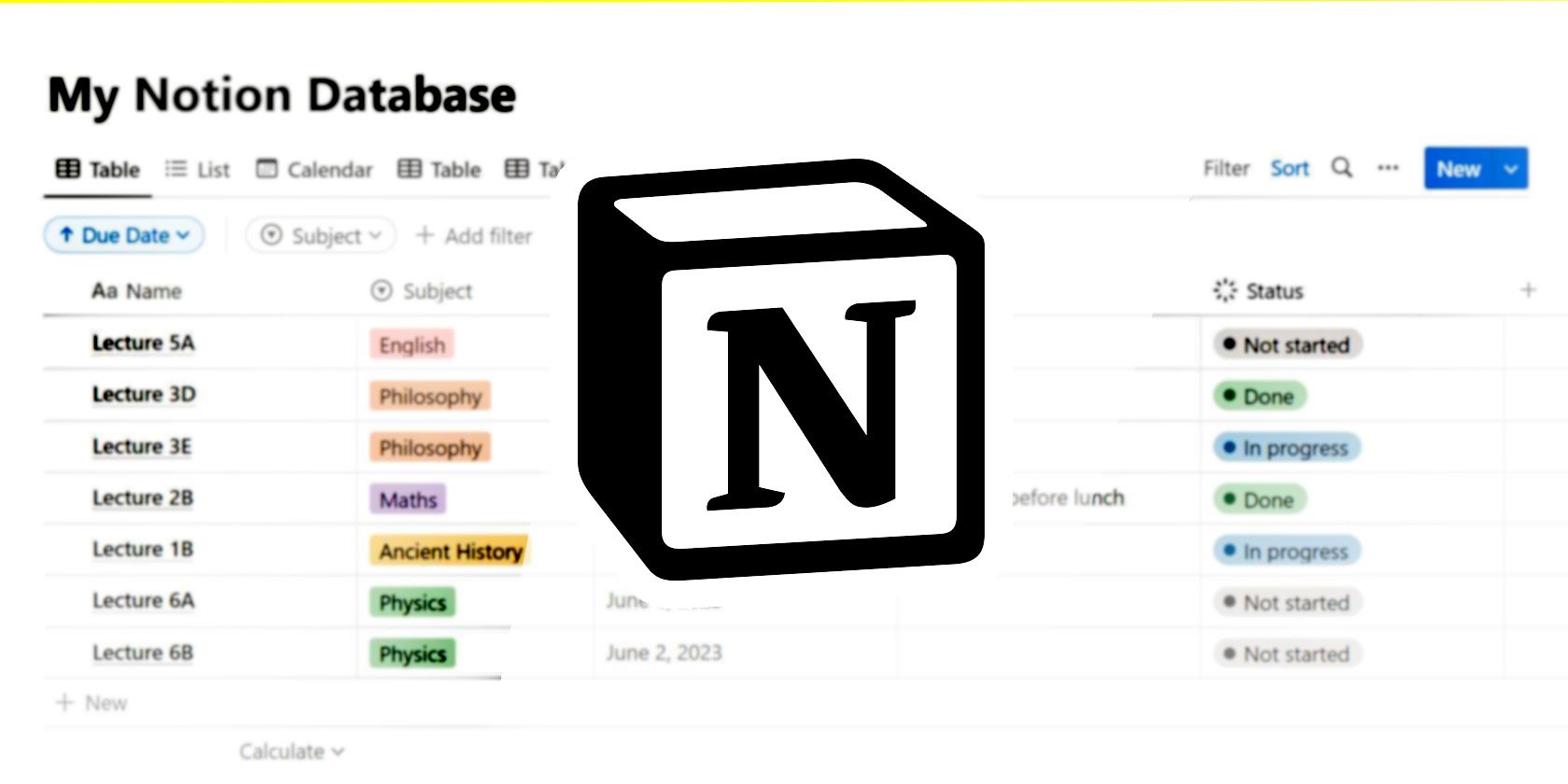 A Beginner’s Guide to Using Databases in Notion