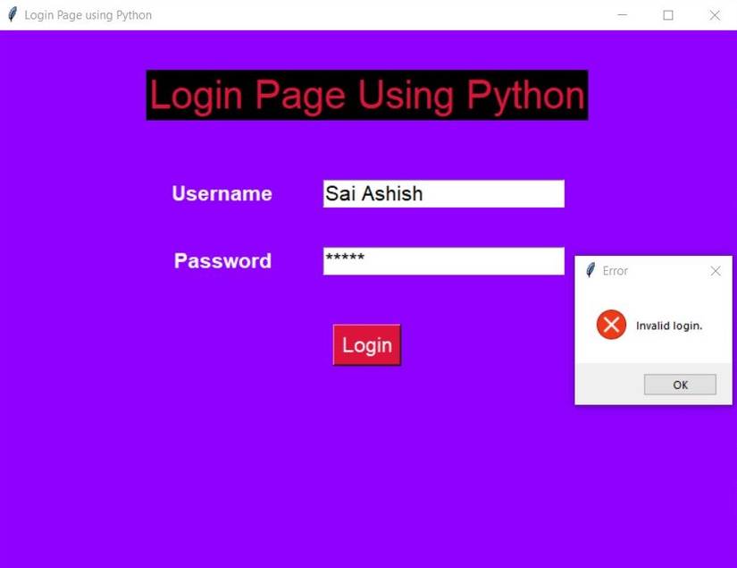 How to Build a Simple Login Page Using Python