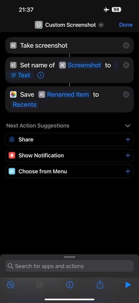 How to Use Custom File Names for Screenshots on an iPhone