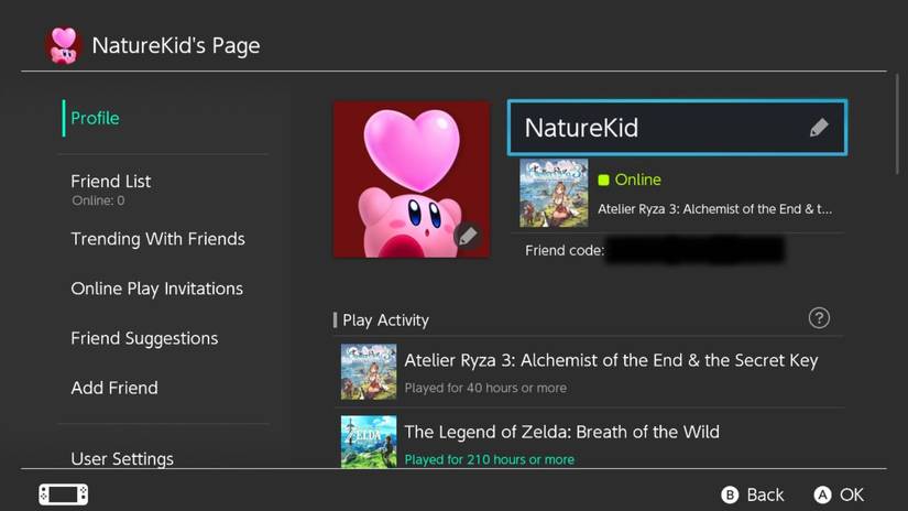 How to Change Your Nickname on Your Nintendo Switch
