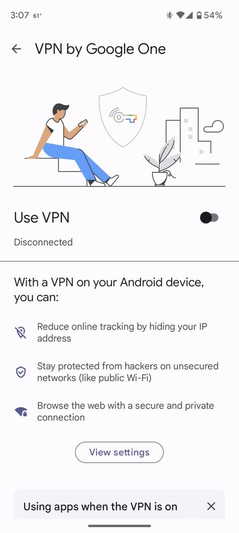 How to Use VPN by Google One on Your Android Device