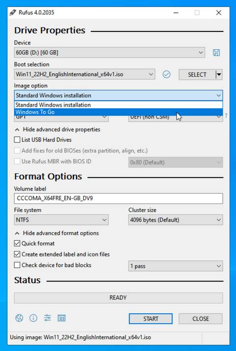 How to Run Windows 11 on an Old PC With Windows To Go and Rufus