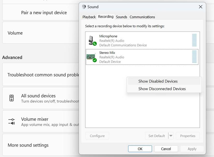 computer not recognising microphone on headset