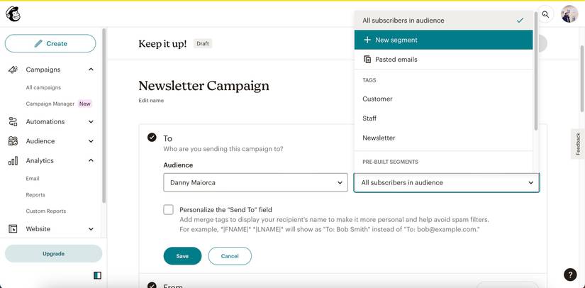 How to Manage Your Newsletter Campaigns in Mailchimp