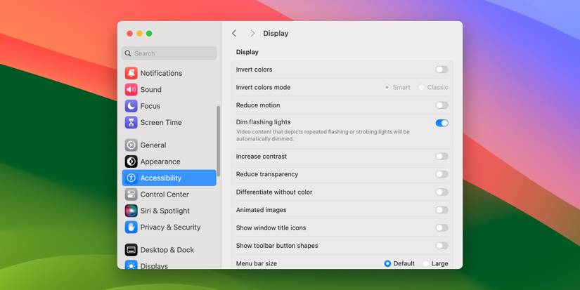 How to Set Apple Devices to Automatically Dim Flashing Lights in Videos