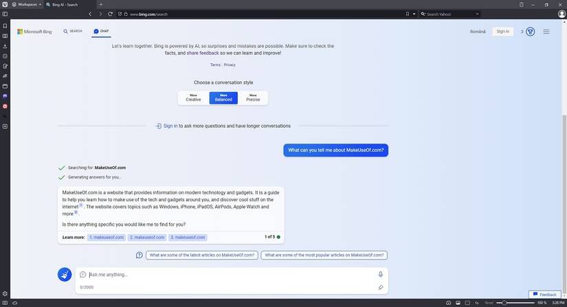 How to Use Bing Chat Without Microsoft Edge in Vivaldi