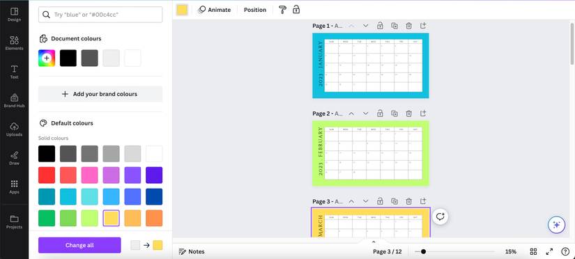 How to Make Your Own Printable Calendar Using Canva