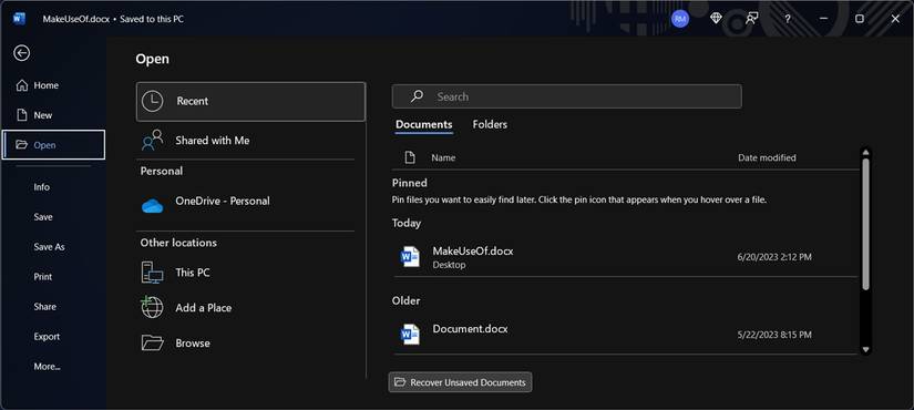 How to Recover Deleted Office Files