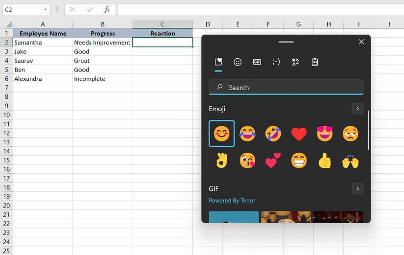 How to Insert Emojis in Excel