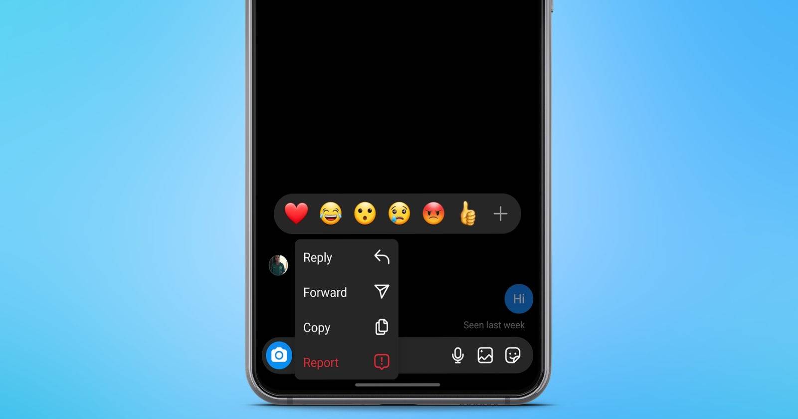How to React to Messages on Instagram