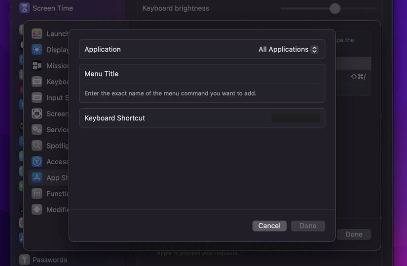 How to Create and Customize Keyboard Shortcuts on a Mac