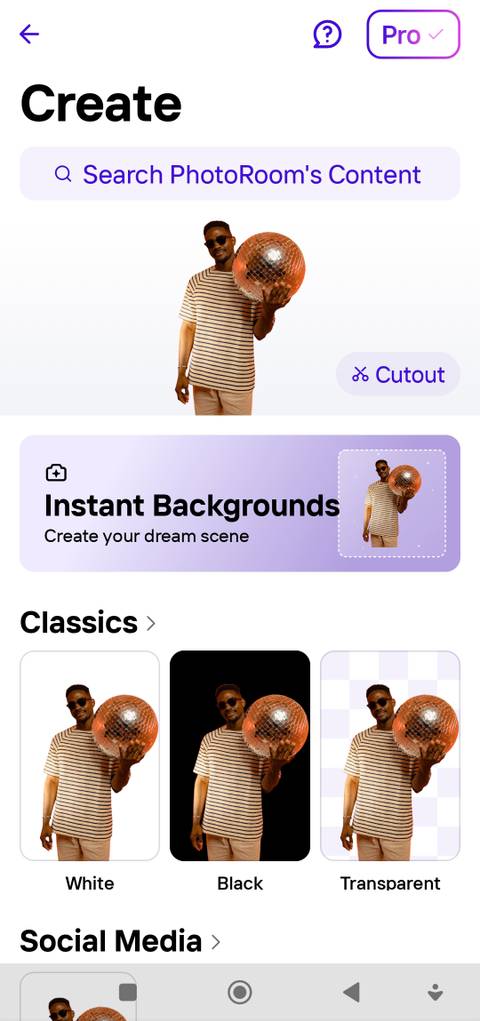 How to Remove an Image Background Using the PhotoRoom Mobile App