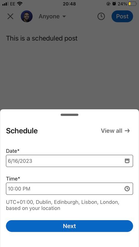 How to Schedule Posts on LinkedIn