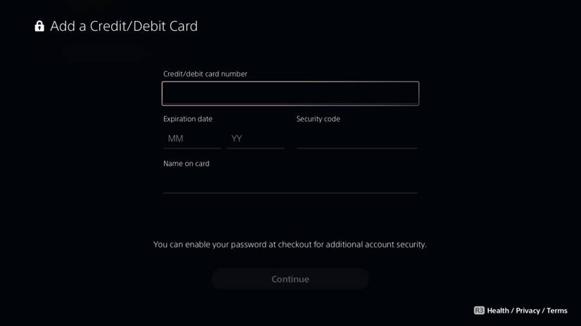 How to Fix the "Credit/Debit Card Is No Longer Valid” Error on PS5