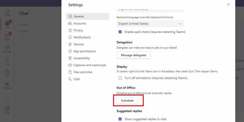 How to Set Out of Office Status on Microsoft Teams