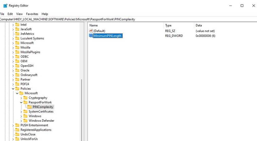 How to Extend the PIN Length in Windows 10 & 11