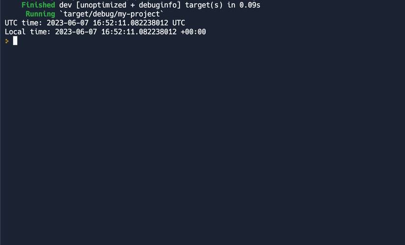 Working With Date and Time in Rust
