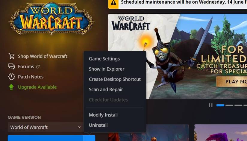 How to Fix World of Warcraft’s Fatal Exception Error 132 in Windows 10/11