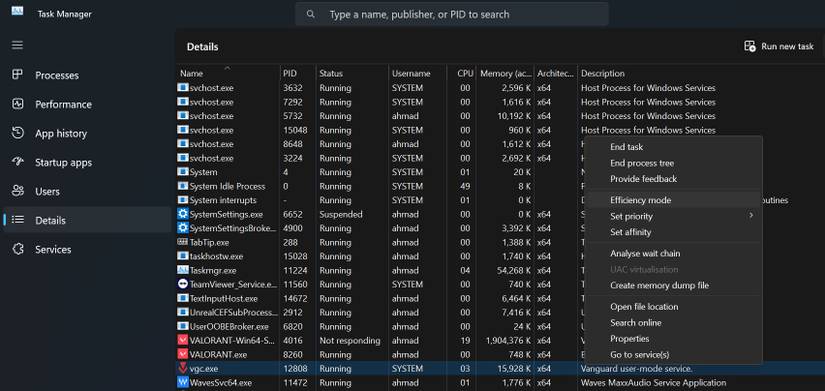How to Fix High CPU Usage From "Vanguard User-Mode Service" on Windows