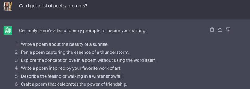 How to Use ChatGPT to Write a Poem