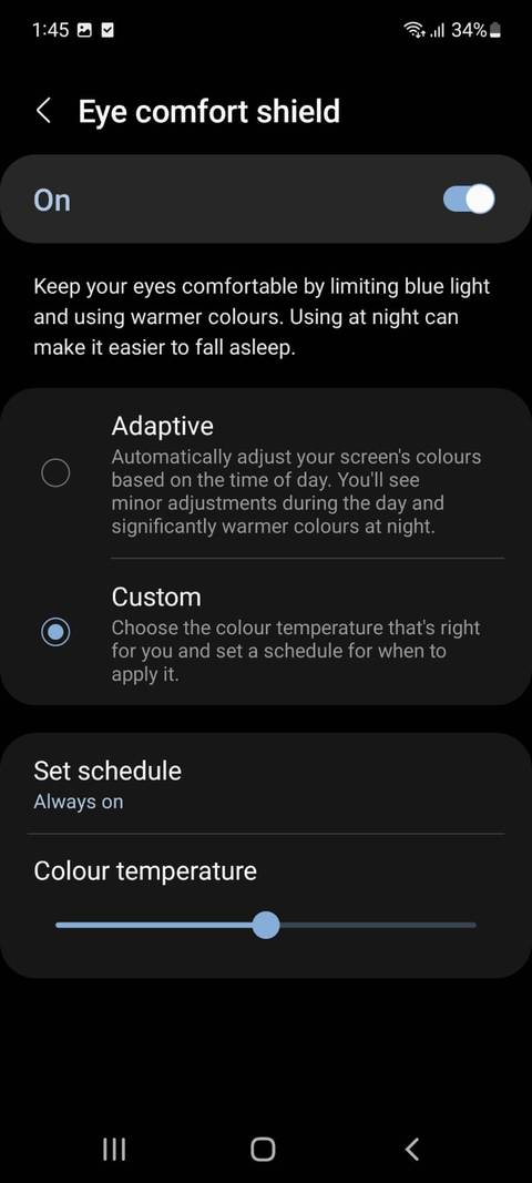 How and Why to Use Eye Comfort on Your Samsung Smartphone