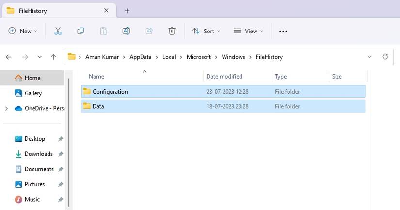 How to Reset the File History on Windows 11