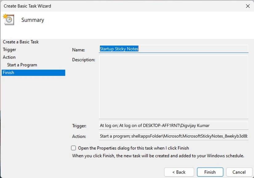 How to Open Sticky Notes at Startup on Windows