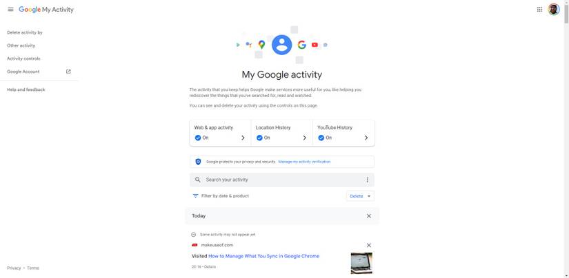How to Access Your Google History and Delete All Activity