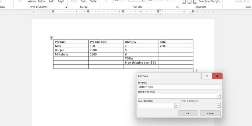 How to Perform Calculations in Microsoft Word