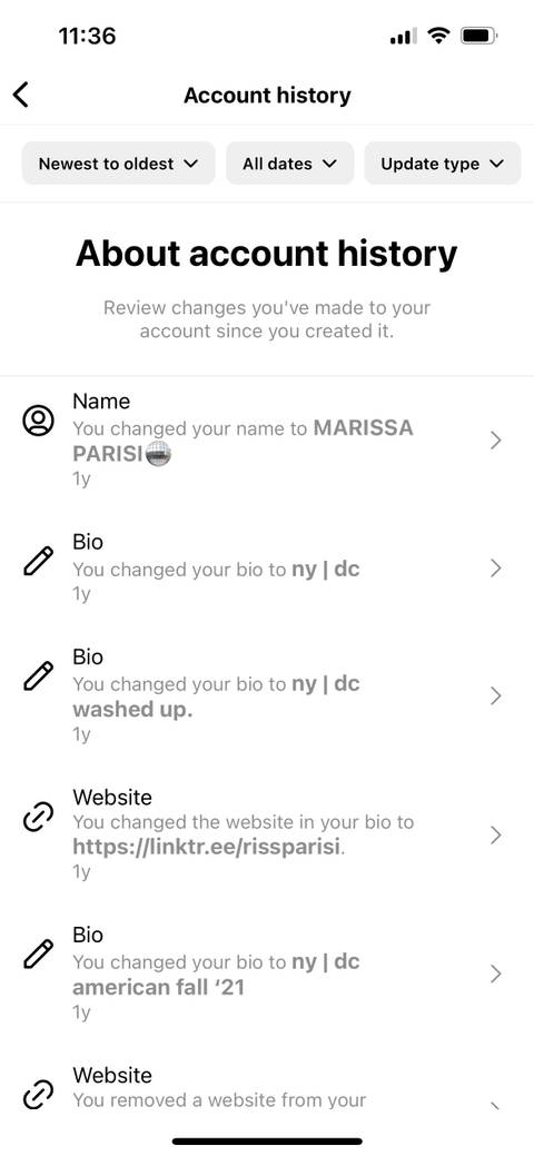 How to See Your Instagram Account History