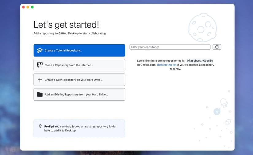 How to Use GitHub Desktop on a Mac