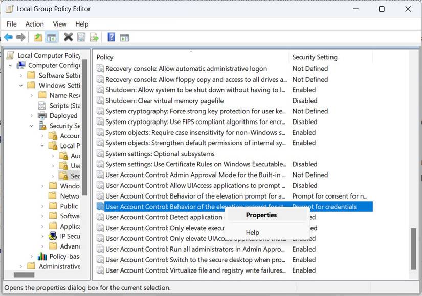 How to Change User Access Control Behavior for Standard Users on Windows