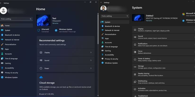 How to Enable the Home Section in the Settings App in Windows 11