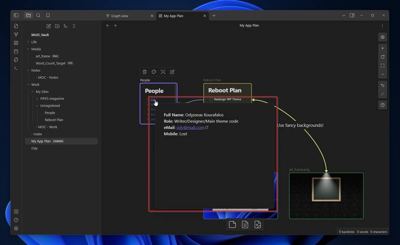How to Organize Your Notes Visually with Obsidian Canvas