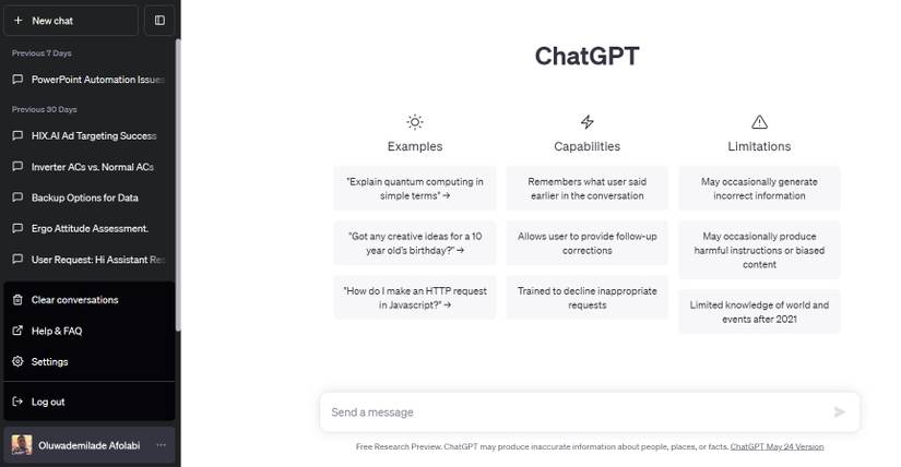 How to Stop ChatGPT From Saving Your Conversations