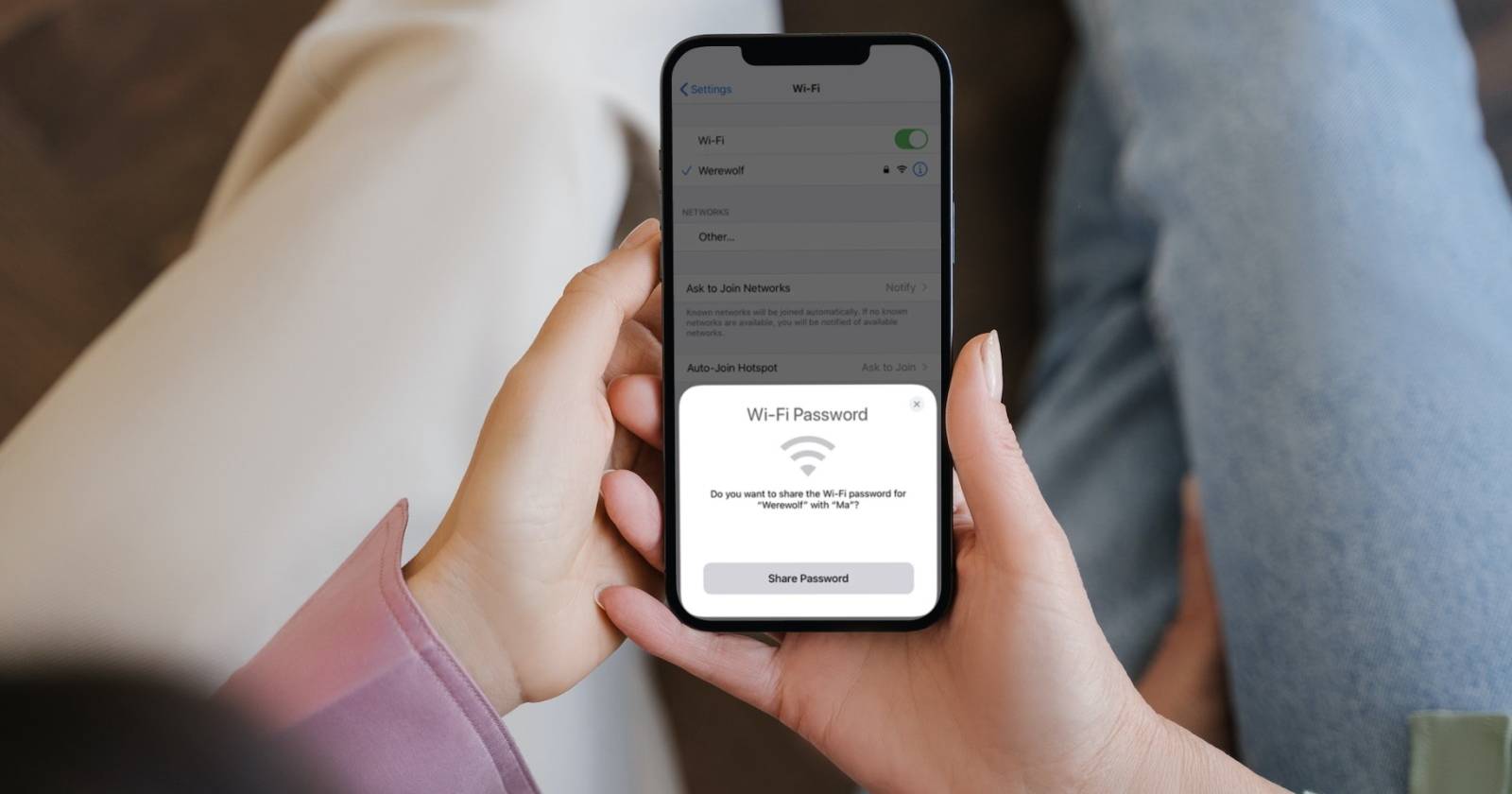 How to Share a Wi-Fi Password From Your iPhone to Any Other Device