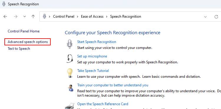How to Fix the "Speech Recognition Could Not Start" Error on Windows