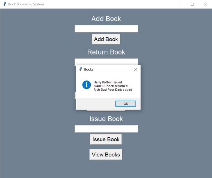 Create a Book Borrowing System for Libraries Using Python
