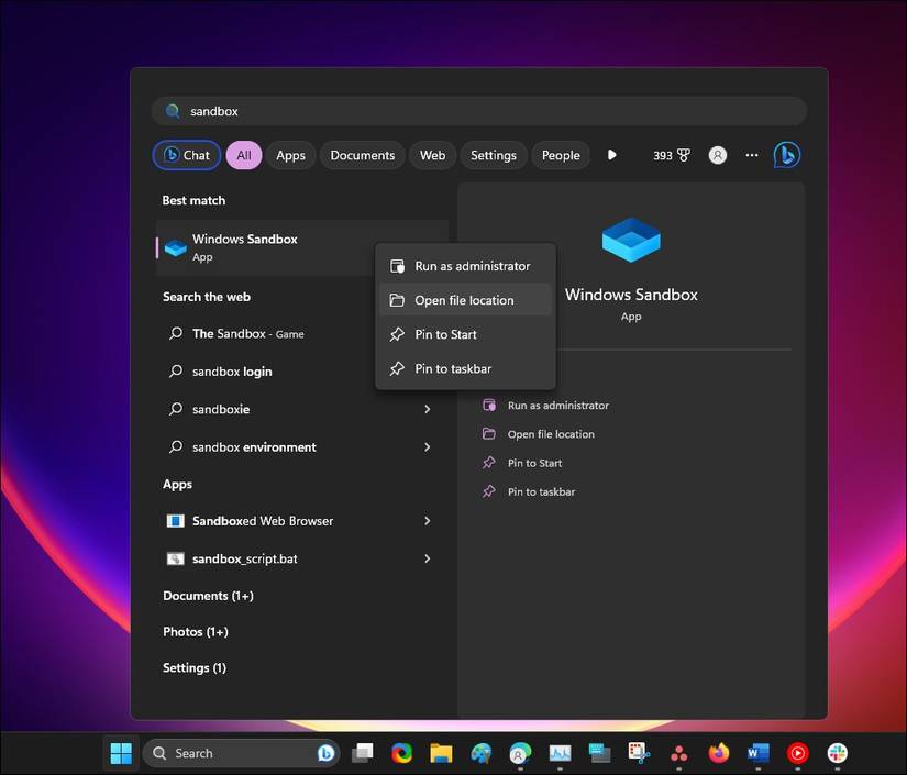 How to Fix Windows Sandbox Not Working in Windows 11