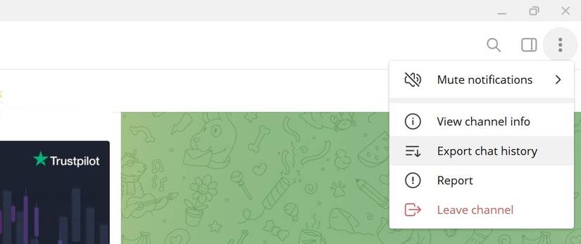 How to Export Your Telegram Chat History
