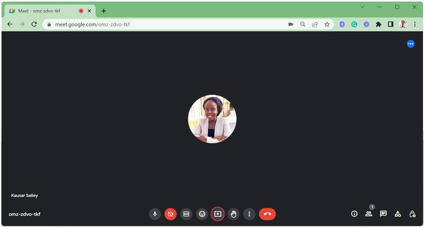 How to Present PowerPoint Slides in Google Meet