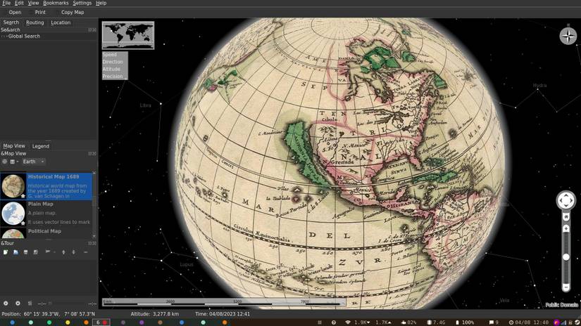 Marble: An Open-Source Google Earth Alternative for Linux