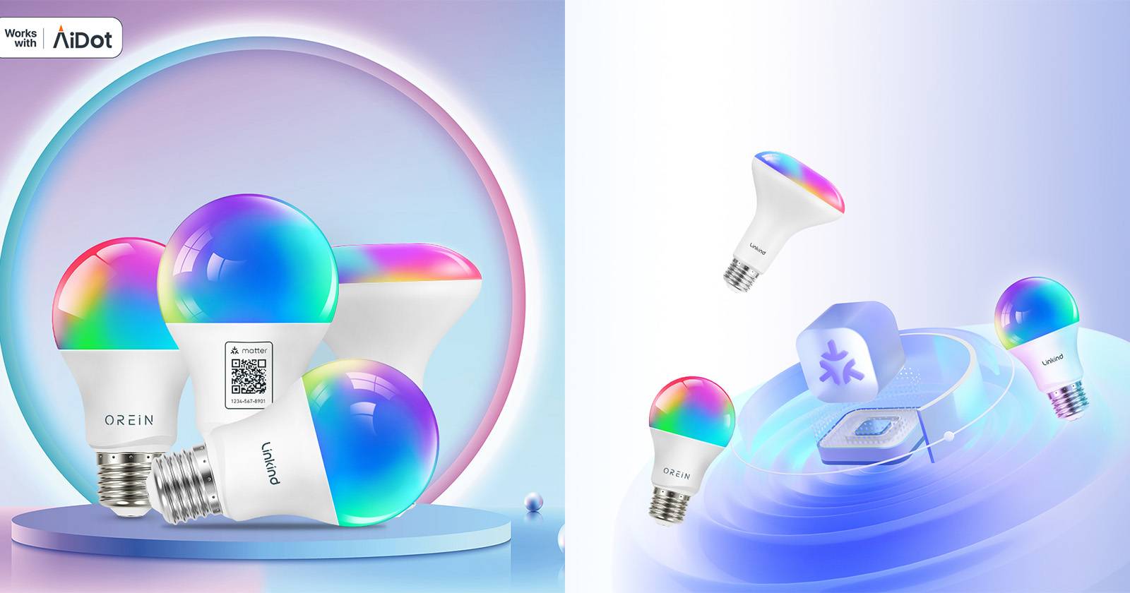 Customize Your Home Lighting With AiDot Matter Smart Bulbs